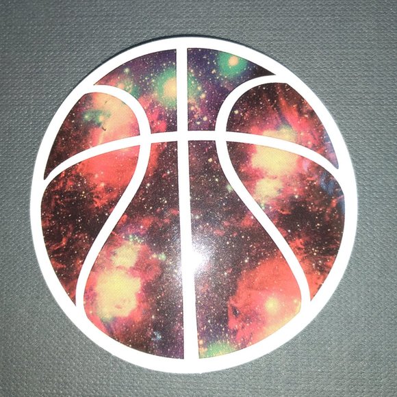 Accessories | Galaxy Basketball Sticker | Poshmark